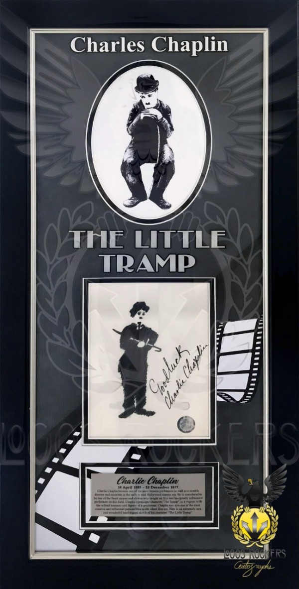 Charlie Chaplin - Logos Rockers Autographs