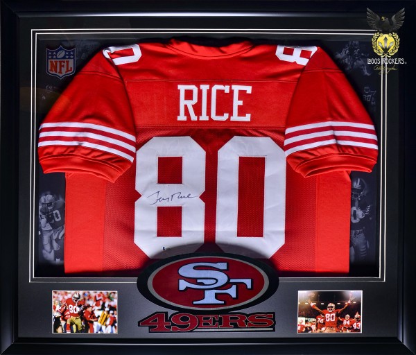 Jerry Rice - Logos Rockers Autographs