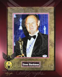 Gene Hackman - Logos Rockers Autographs